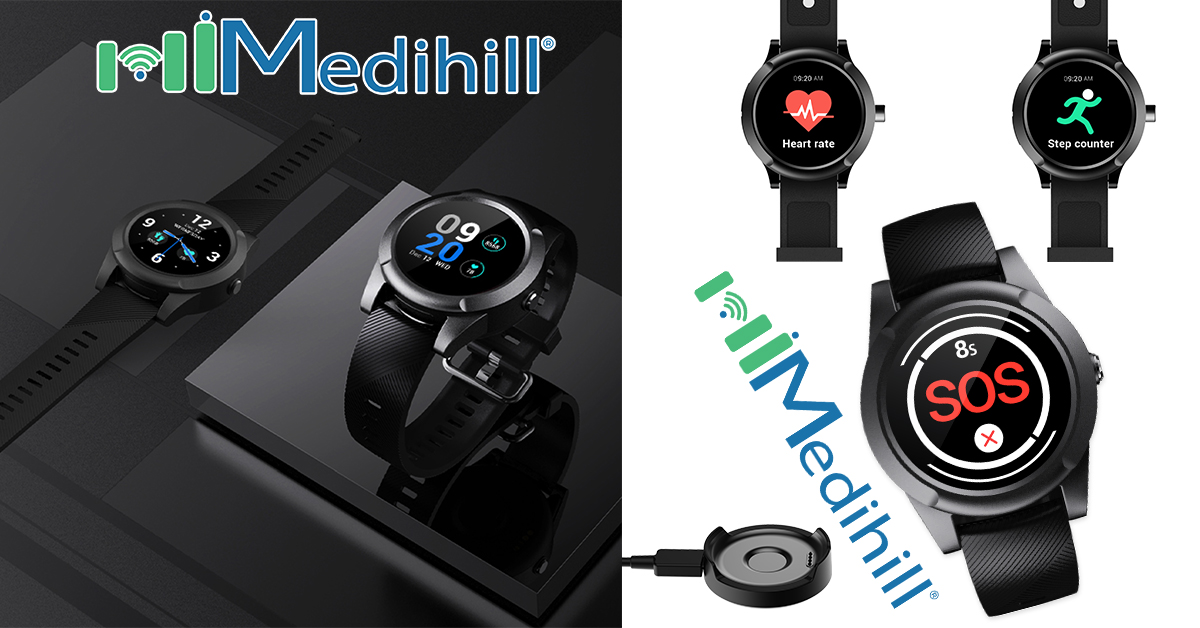Quick GPS Medical Alert | Medihill Personal Safety Smart Watch